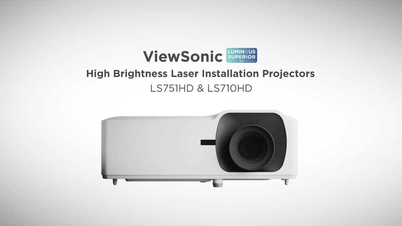 Máy chiếu Laser độ sáng cao - ViewSonic LS751HD & LS710HD - Luminous ...