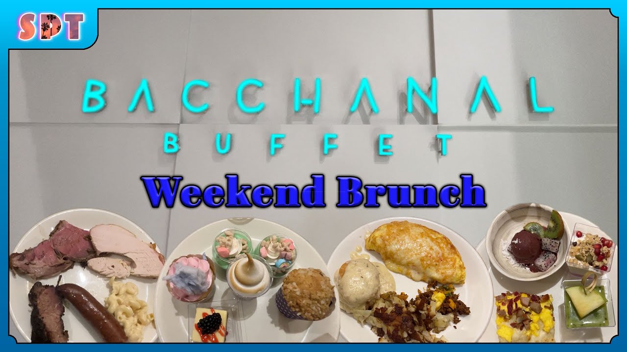 Bacchanal Brunch Buffet at Caesars Palace | Full Tour | Las Vegas - YouTube