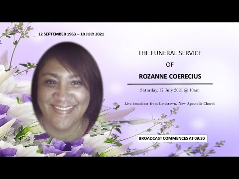 Funeral Service of Rozanne Coerecius