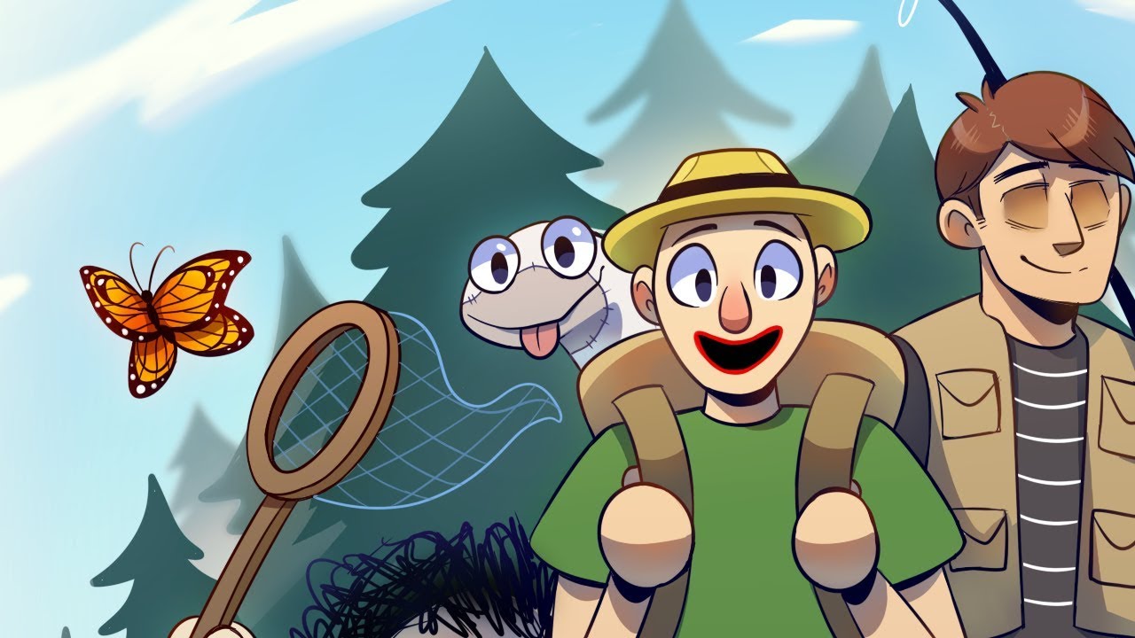 Let's go camping! - Baldi's Basics Speedpaint - YouTube