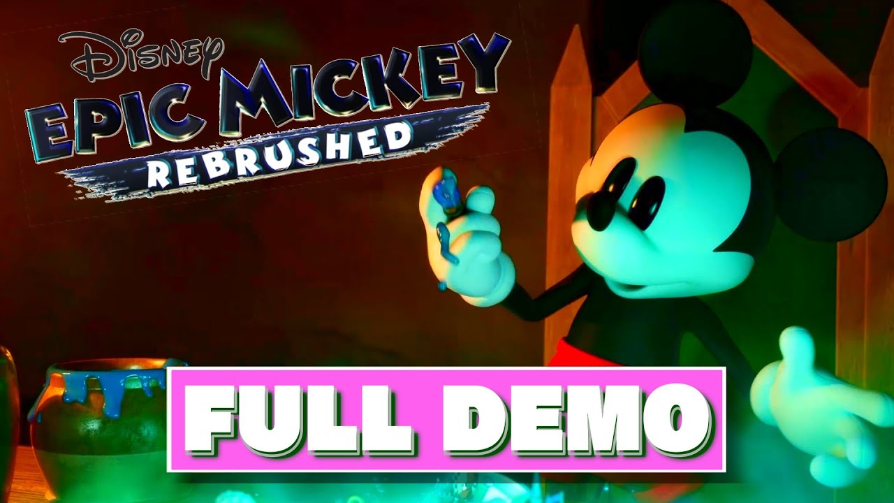 Disney Epic Mickey: Rebrushed Demo Longplay Walkthrough [PC] - YouTube