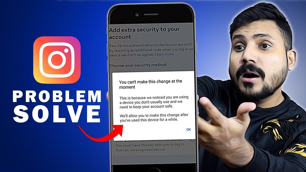 Instagram Number Remove Problem Solve | You Can't Make This Change at ...