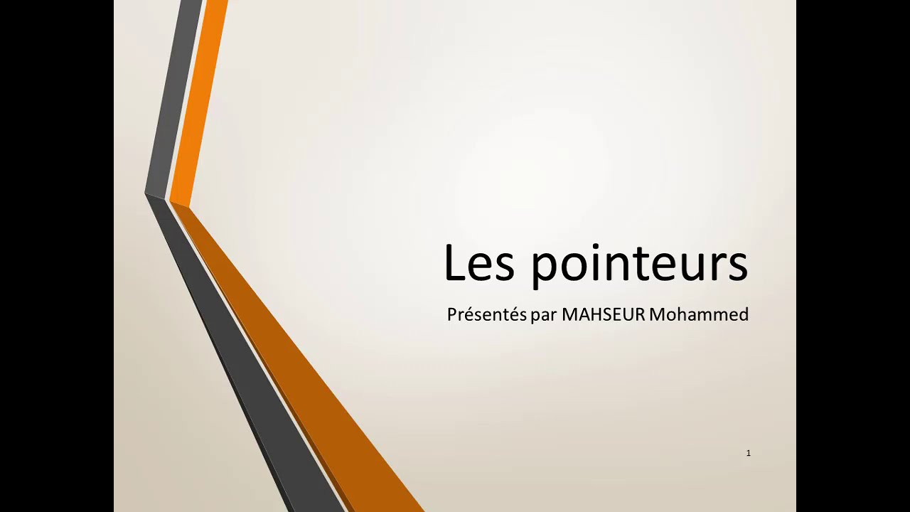 Les pointeurs - YouTube