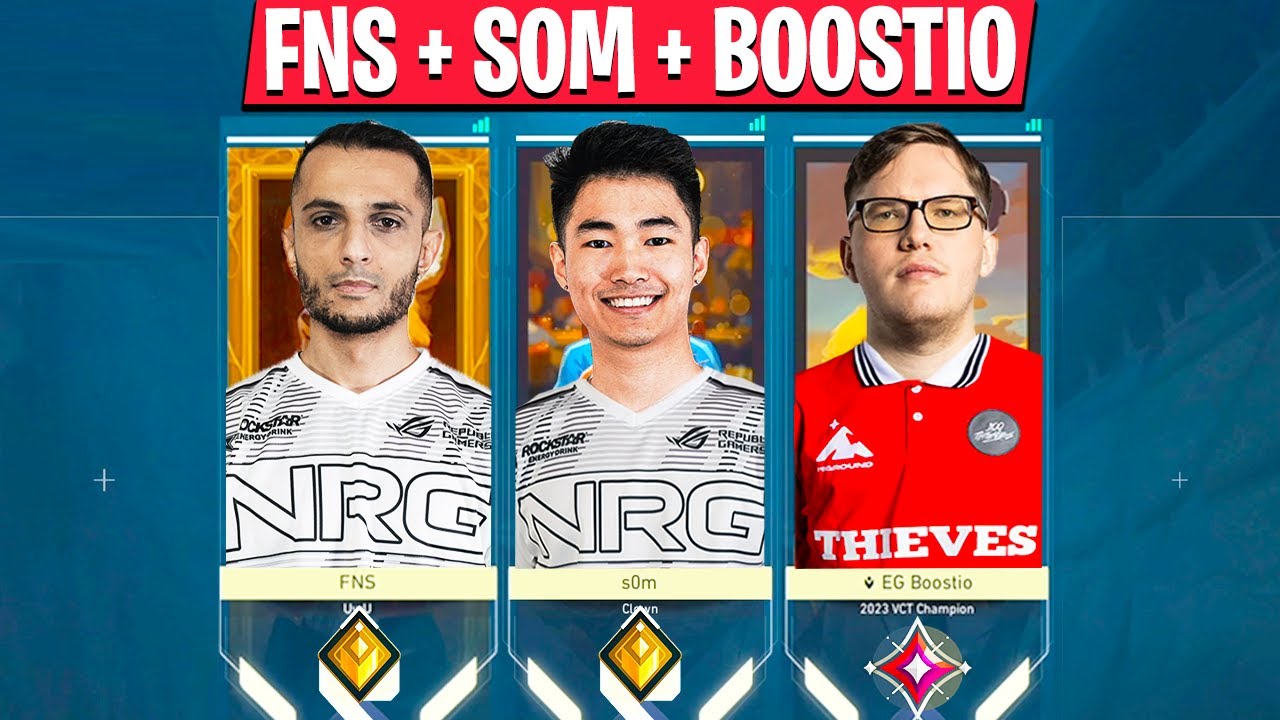 When s0m, FNS & 100T (?) Boostio Playing Together In One Team In High ...