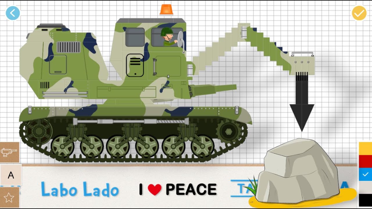 Labo brick tank - labo tank - 142CC - YouTube