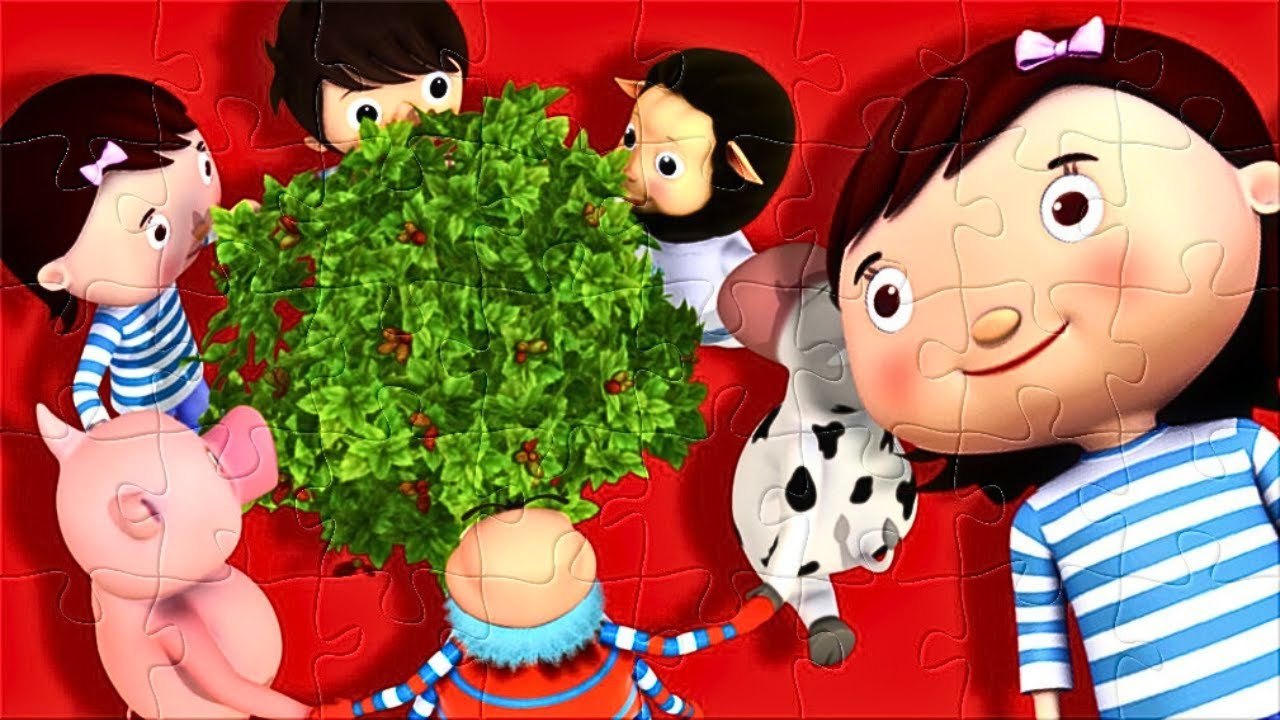 Here We Go Round The Mulberry Bush | Little Baby Bum Puzzle Game - YouTube