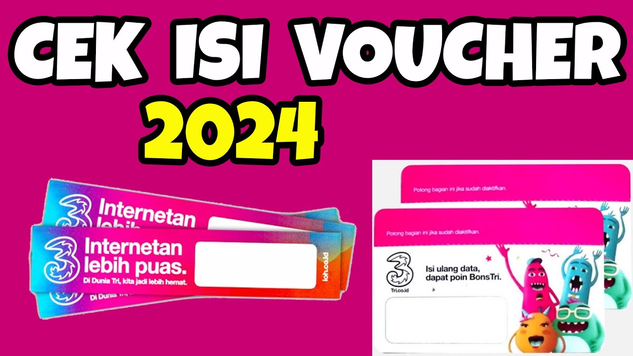 CARA CEK ISI VOUCHER TRI TERBARU 2024 - YouTube