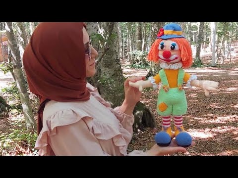 45 CM ŞİRİN PALYAÇO  ŞAPKA YAPIMI 8 BÖLÜM ,AMIGURUMI ŞAPKA
