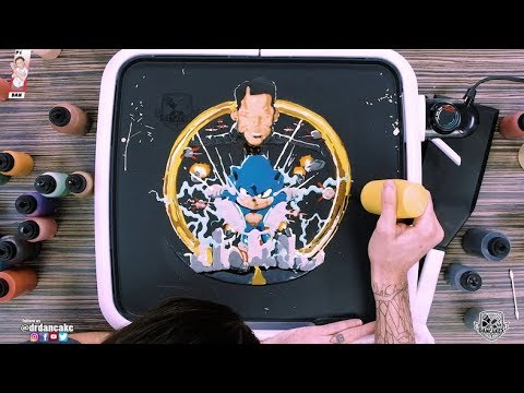Sonic The Hedgehog Movie Pancake Art - YouTube