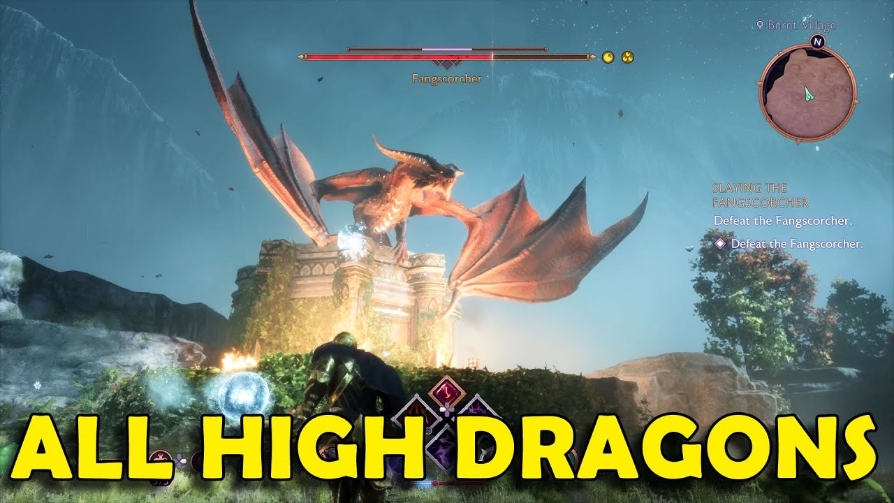 Dragon Age The Veilguard - All High Dragons Locations (Bringing Down ...