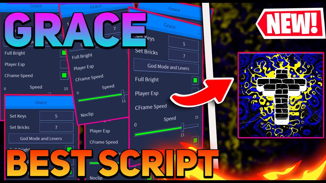 Grace Script GUI / Hack (Auto Farm, Auto Levers, Inf Keys, And More ...