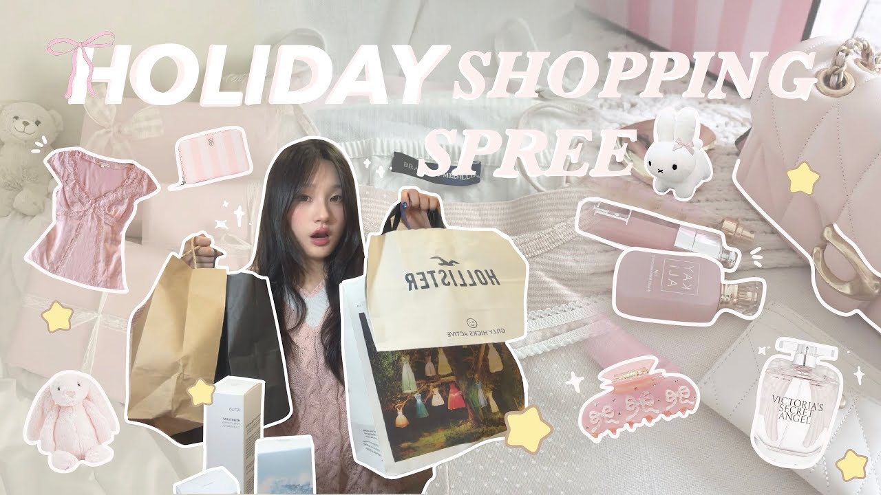 HOLIDAY SHOPPING SPREE🎄🩰| Christmas shopping list, body care haul, new ...