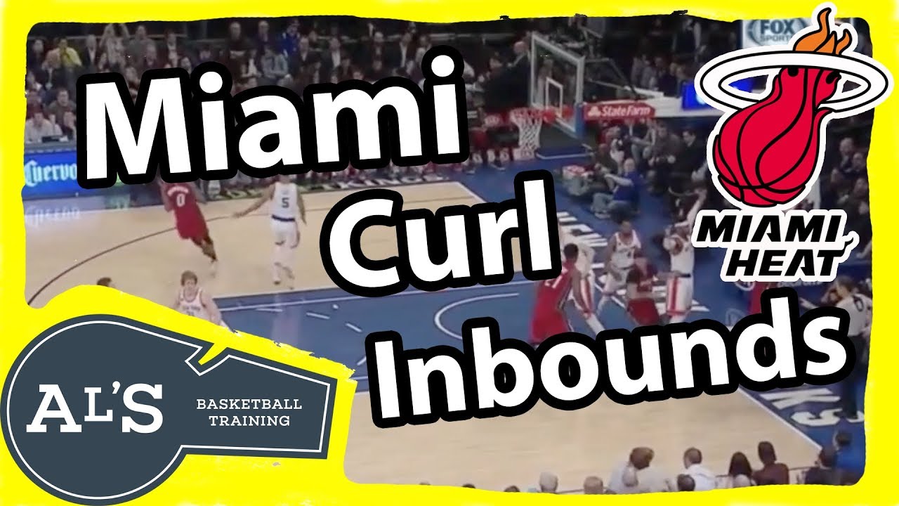 Miami Heat Curl Lob Baseline Inbounds Basketball Play - YouTube