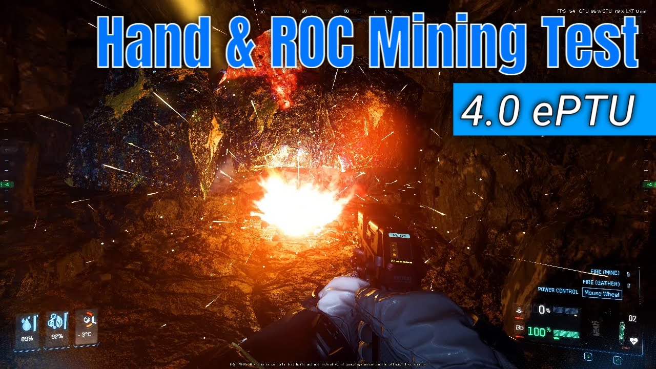A Quick Hand & ROC Mining Test In PYRO 4.0 ePTU | Star Citizen 4k - YouTube