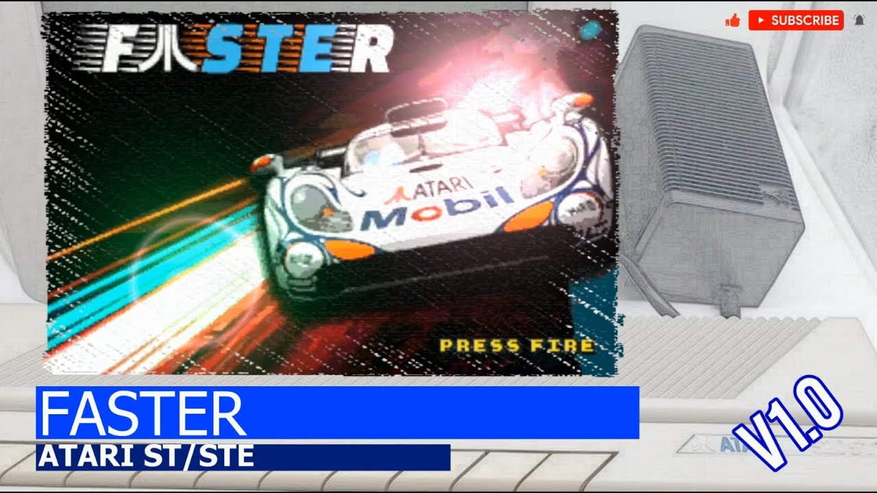 Atari ST/STE -=Faster=- v1.0... bad sound recording in the game by ...