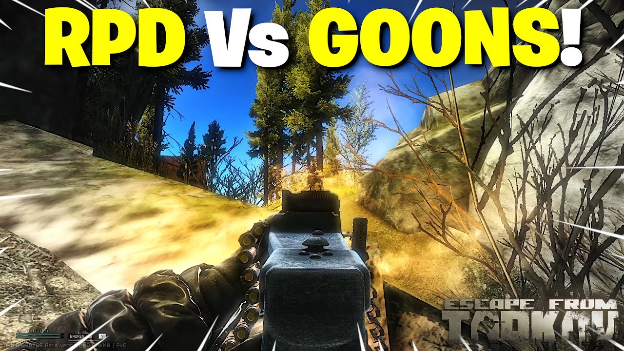 Escape From Tarkov PVE - The GOONS Are CRACKED! RPD Vs The GOONS (Event ...