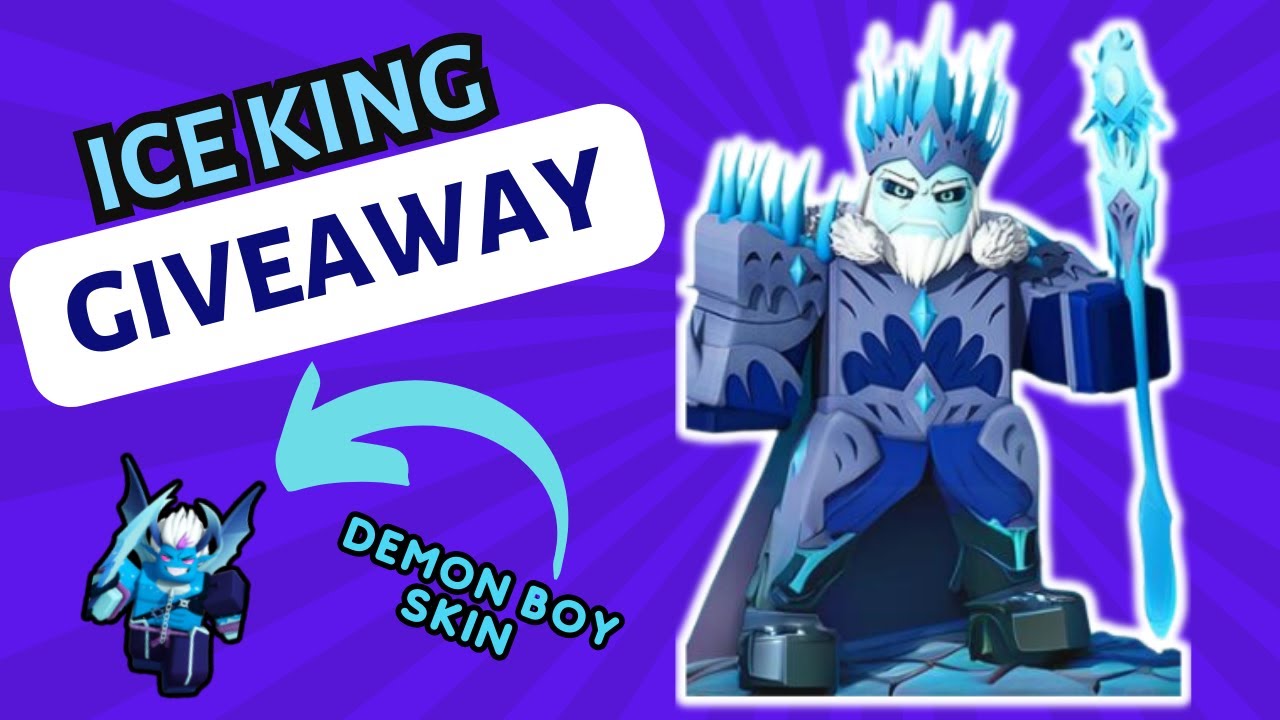 COMMENTS LOCKED! LIMITED ICE KING GIVEAWAY!!!! THE HOUSE TD - YouTube