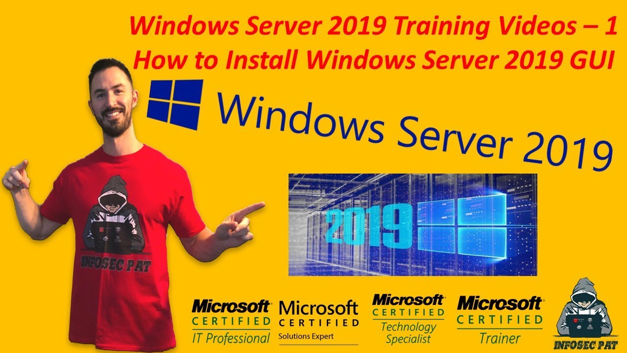 How to Install Windows Server 2019 - Training Video 1 - WATCH NOW ...