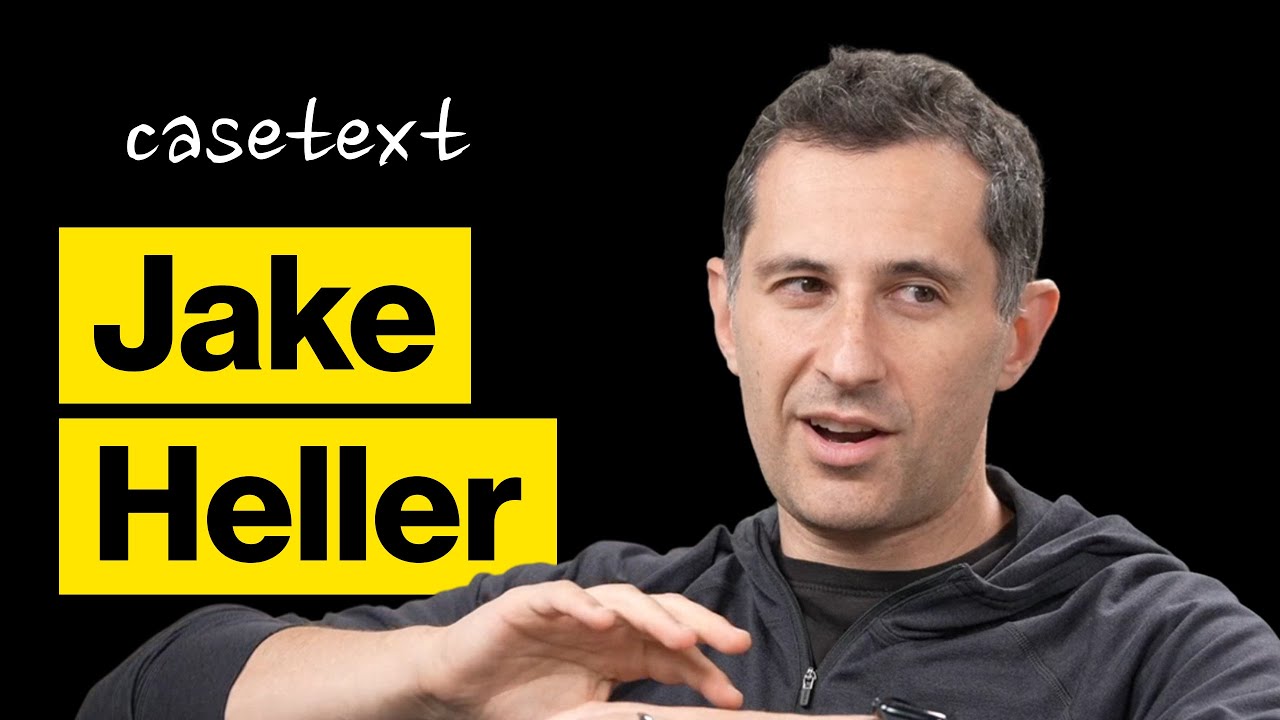 Jake Heller on building Casetext - YouTube