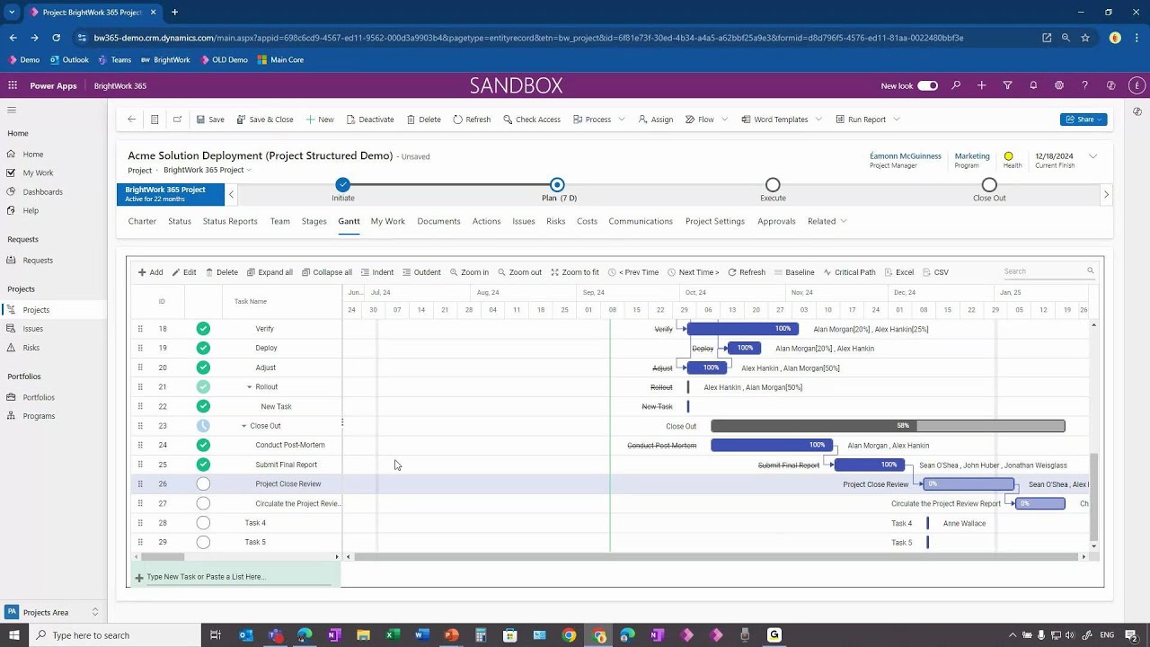 Setting up a centralized PMO with Microsoft 365 - BrightWork 365 - YouTube