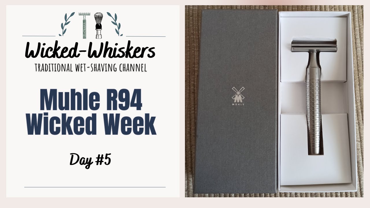 Muhle Rocca R94 - 5th and final shave of the "wicked week" - YouTube