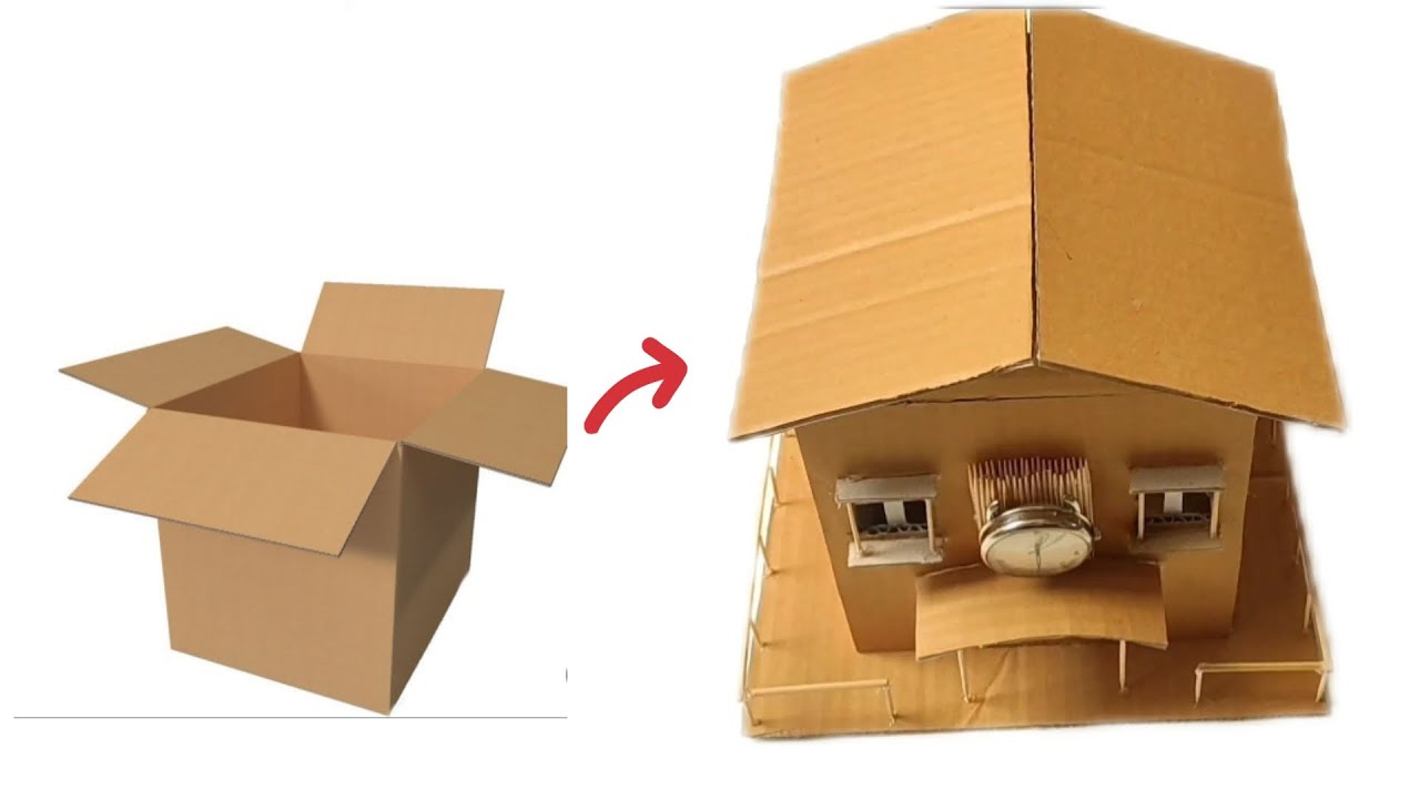 how to make a mini house? - YouTube