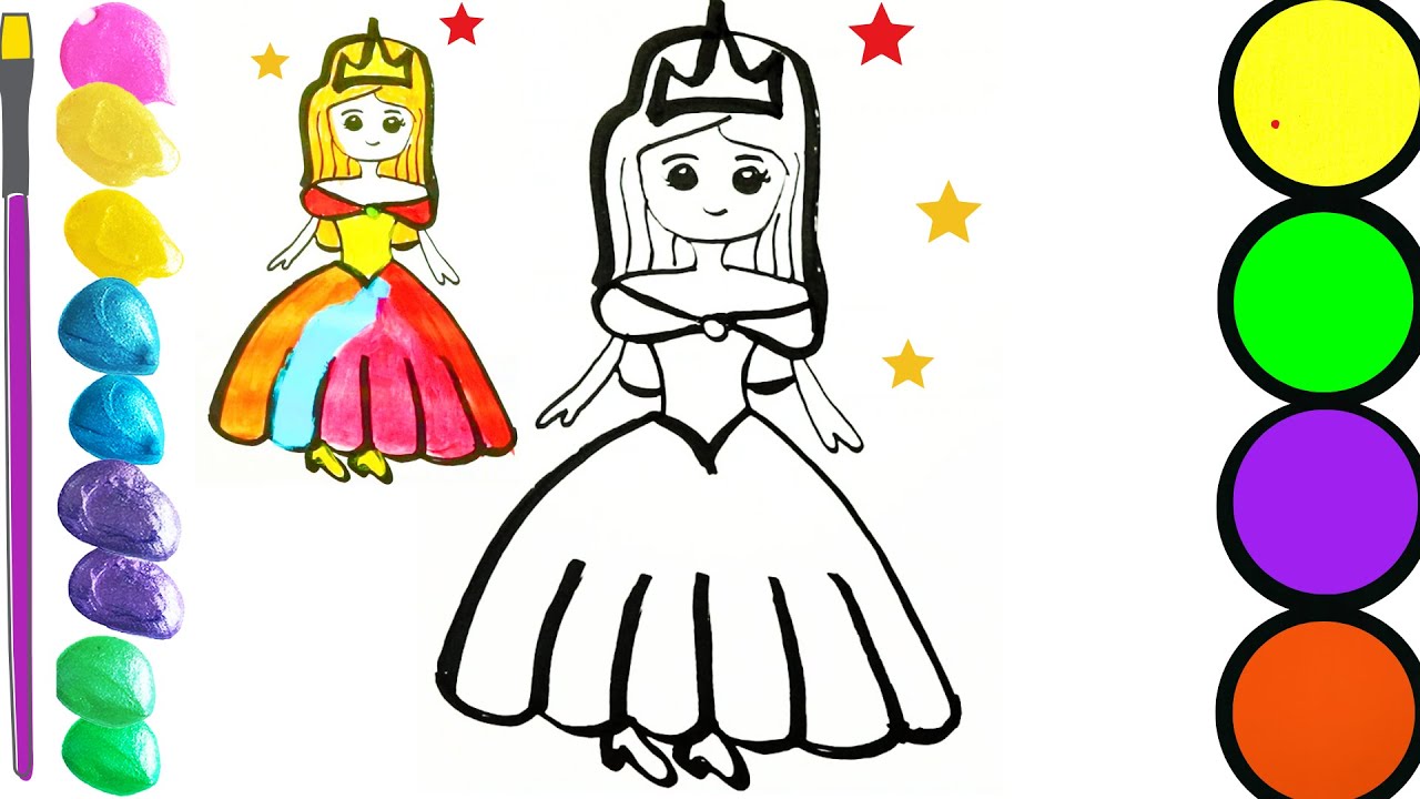 HOW TO DRAW A PRINCESS - HOW TO DRAW A GIRL EASY STEP BY STEP - YouTube