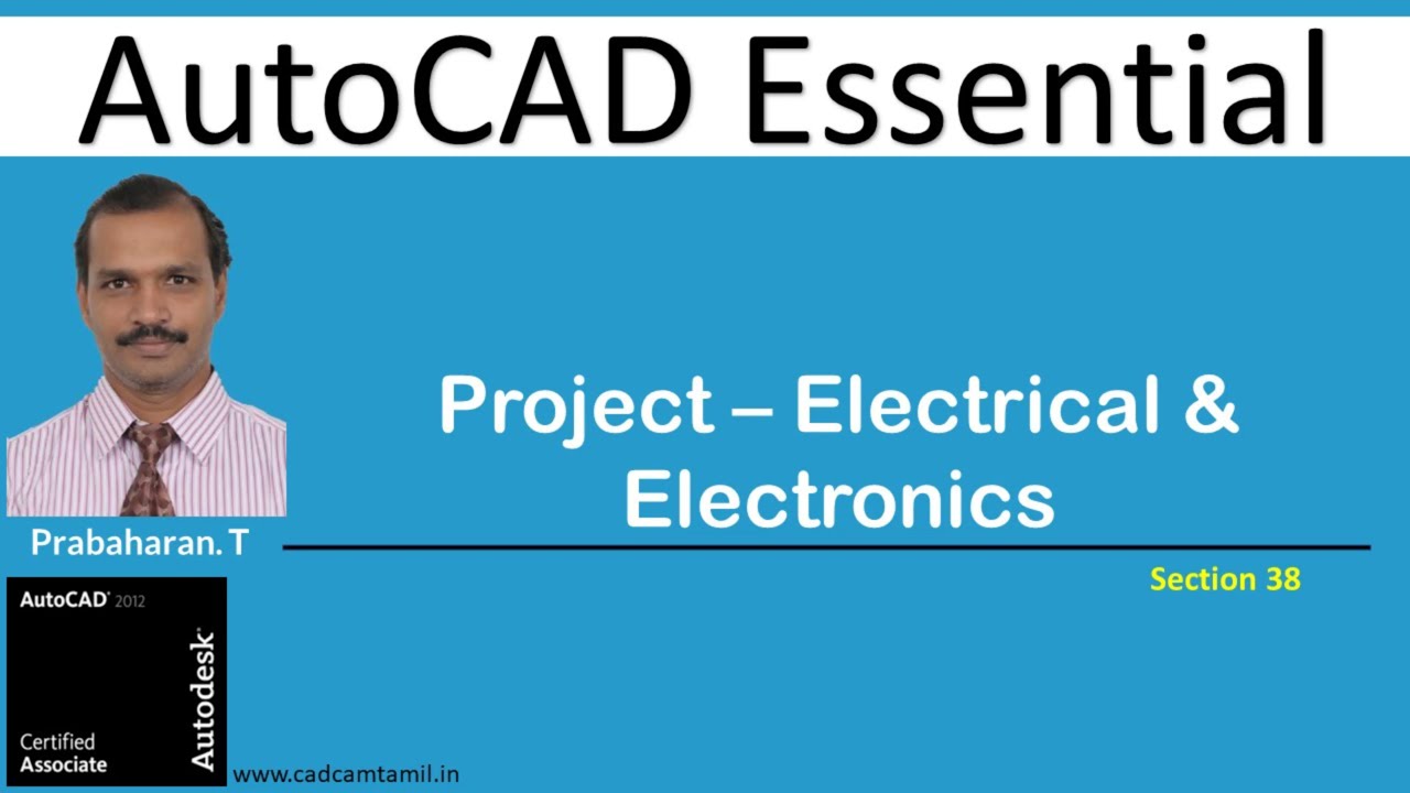 41. Electrical and Electronics | | AutoCAD | English - YouTube