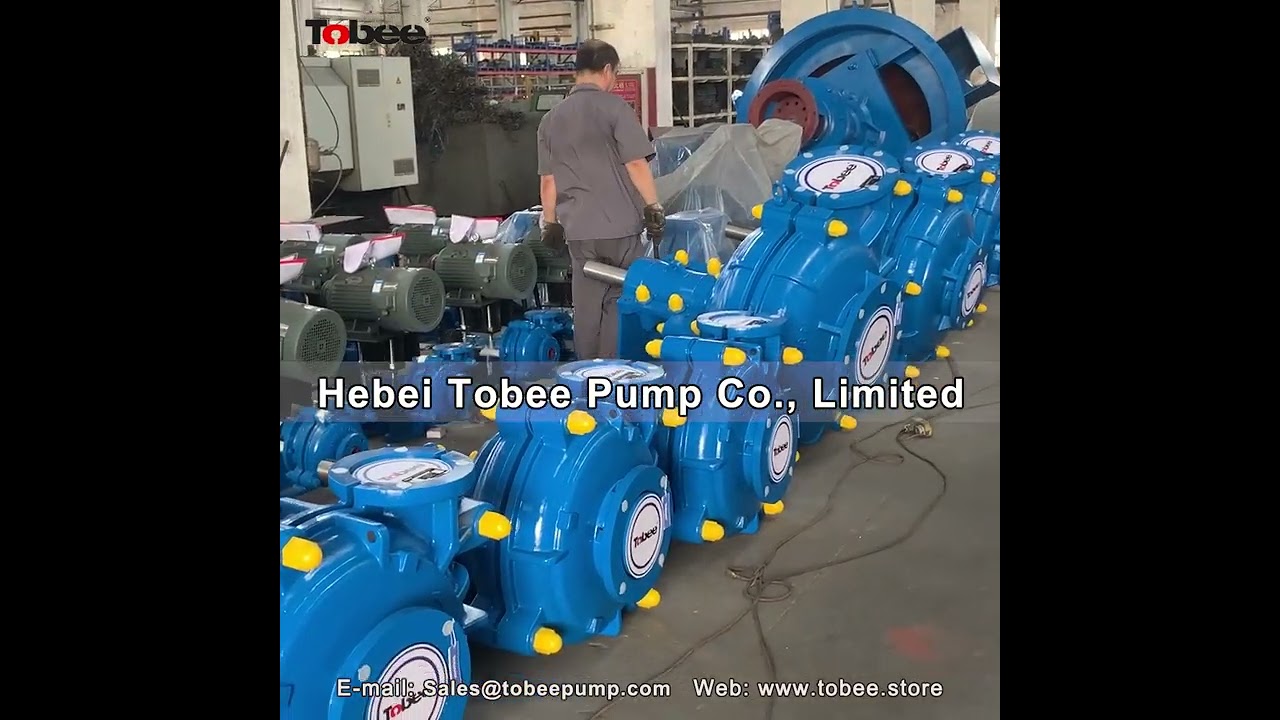 cyclone feed pump, thickener underflow pump, mill discarge pump - YouTube