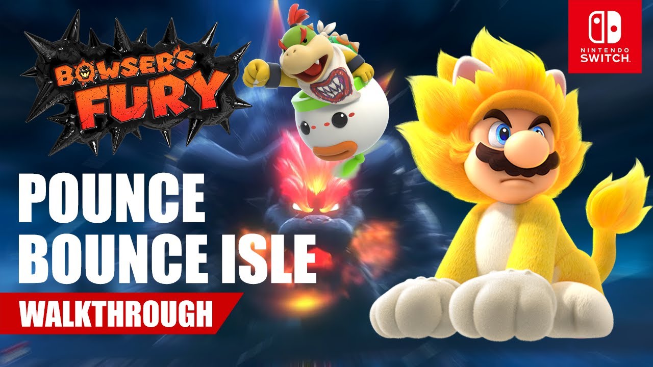 Bowser's Fury Pounce Bounce Walkthrough - YouTube