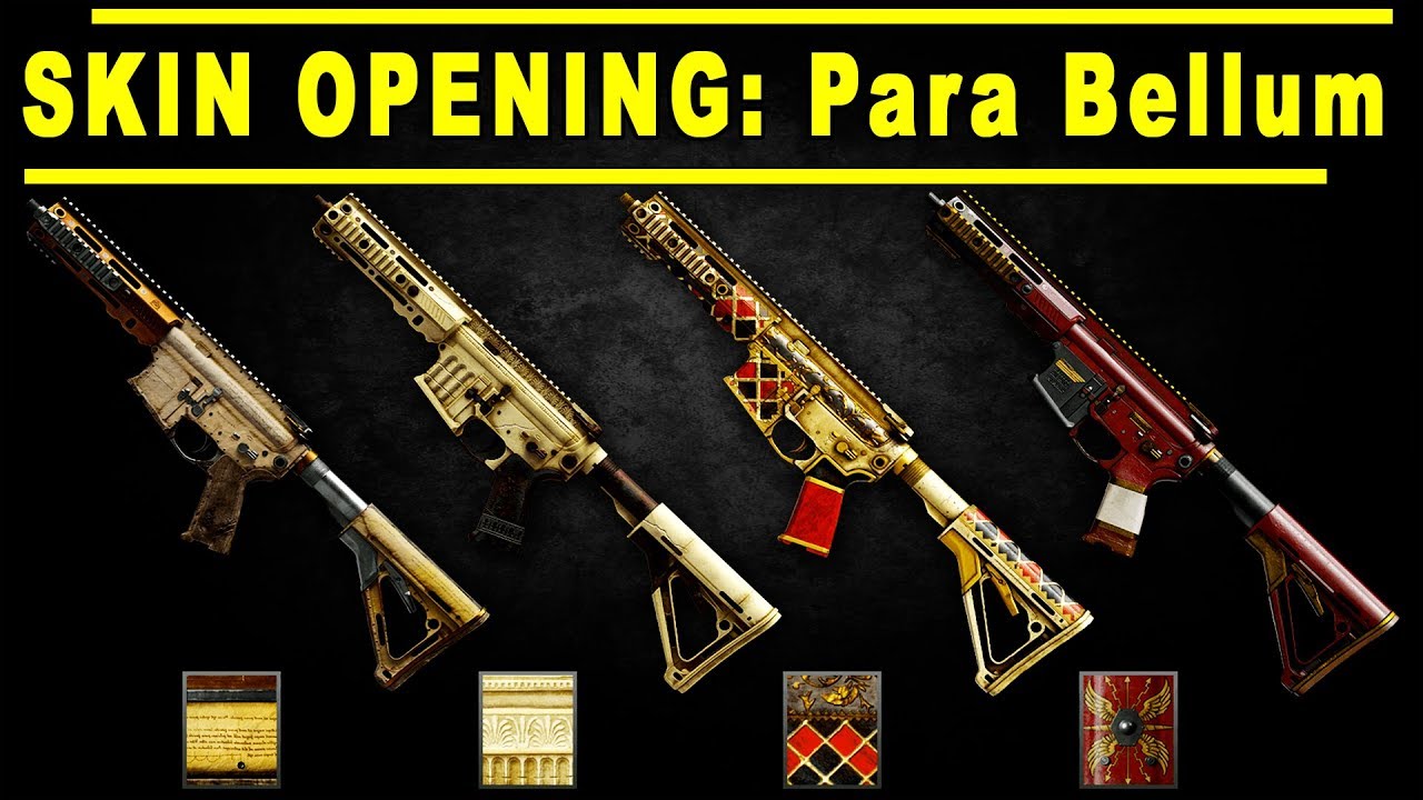 SKIN OPENING: Para Bellum - Rainbow Six Siege - YouTube
