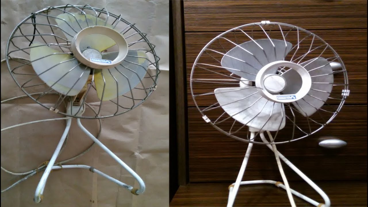 Old fan restoration - YouTube