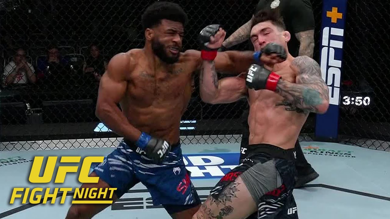 Jacobe Smith wins UFC debut with left-hook KO of Preston Parsons at UFC ...
