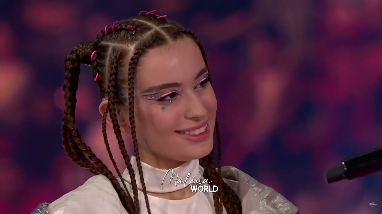 Maléna - Interview on the JESC 2022 {11/12/2022} - YouTube