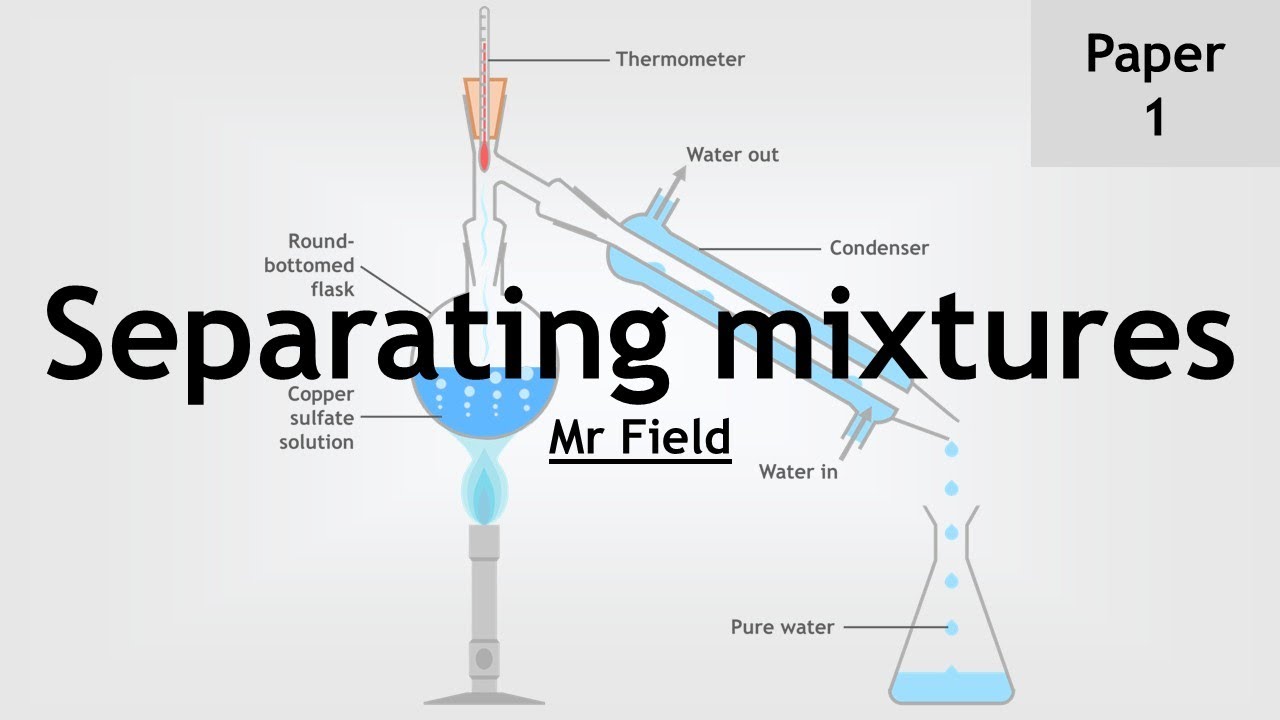 GCSE Chemistry 12 - Separating mixtures - YouTube