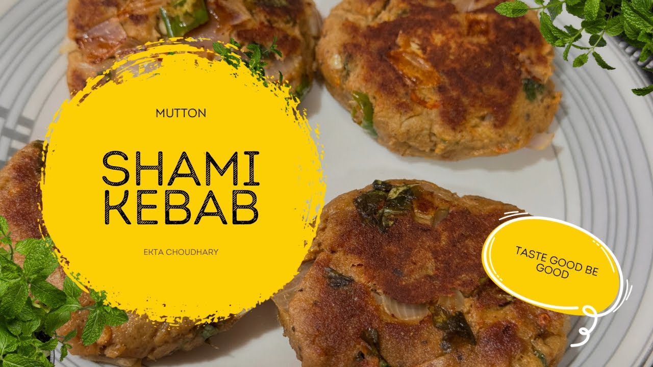 Easiest mutton shami kebab recipe - YouTube