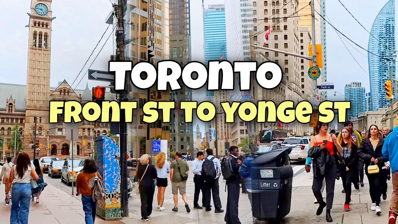 Toronto Walking Tour, Front Street To Yonge Street, Toronto Canada, 4k ...