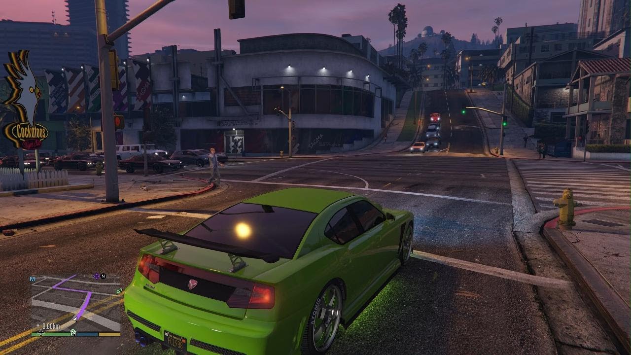 Grand Theft Auto V Car driver - YouTube