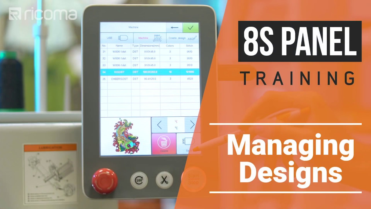 8S Panel training series: Part 8 - Managing Designs - YouTube