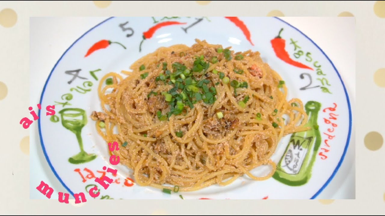 Making Tarako Spaghetti with Ameyoko ingredients! - YouTube