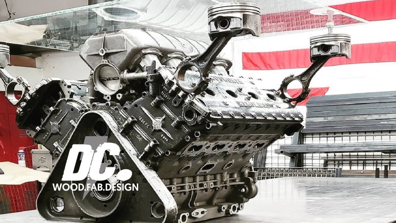 Custom Motor Table. Indy Car Engine Table. - YouTube