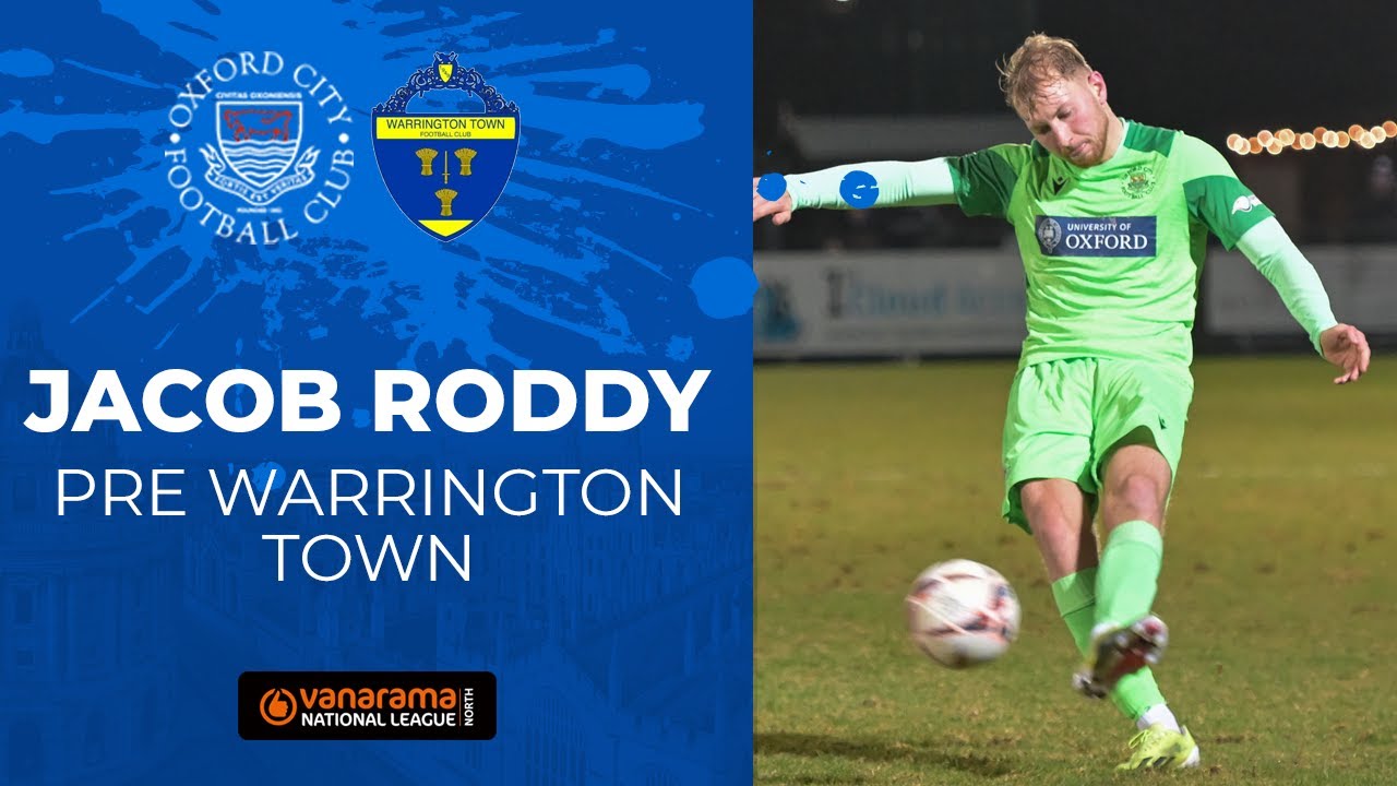 Jacob Roddy looks ahead to non-league day v Warrington - YouTube