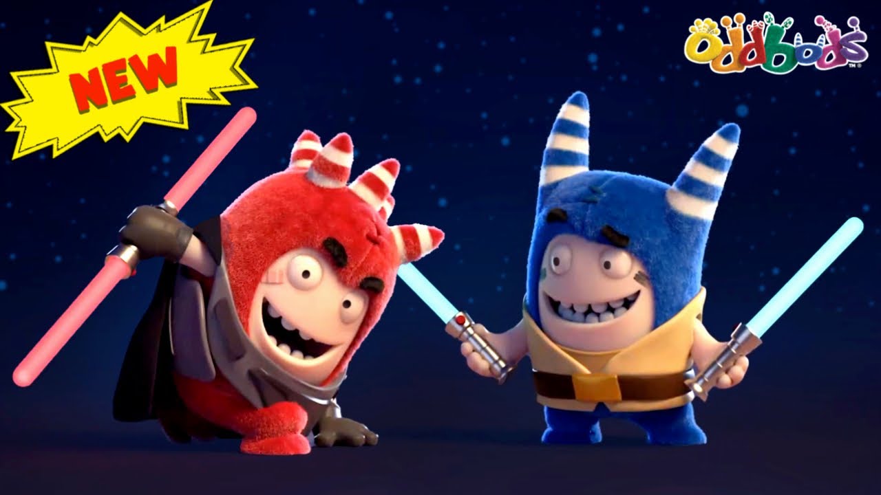 Oddbods | NEW | FUSE VADER VS POGO WALKER | Funny Cartoons For Kids ...