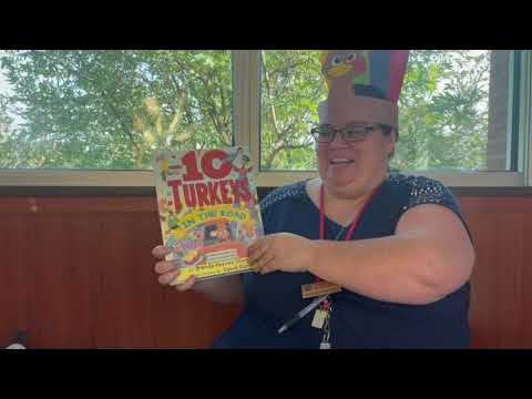 10 Turkeys In the Road by Brenda Reeves Sturgis - YouTube