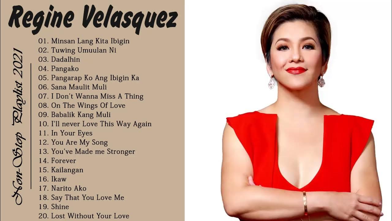 Best Of Regine Velasquez Playlist - Best OPM Nonstop Love Songs (HQ) - YouTube