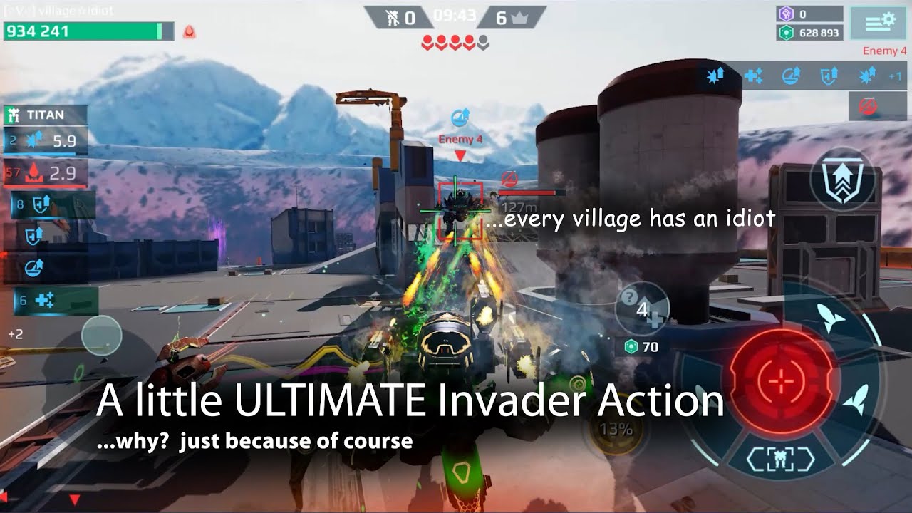 A little ULTIMATE Invader Action - YouTube
