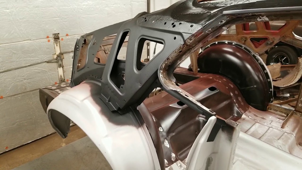 1969 Mustang Fastback Skeleton (part 4) new metal! - YouTube