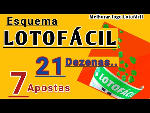 Excelente Técnica para Desdobrar e Escolher Dezenas na LOTOFÁCIL - 21 NÚMEROS