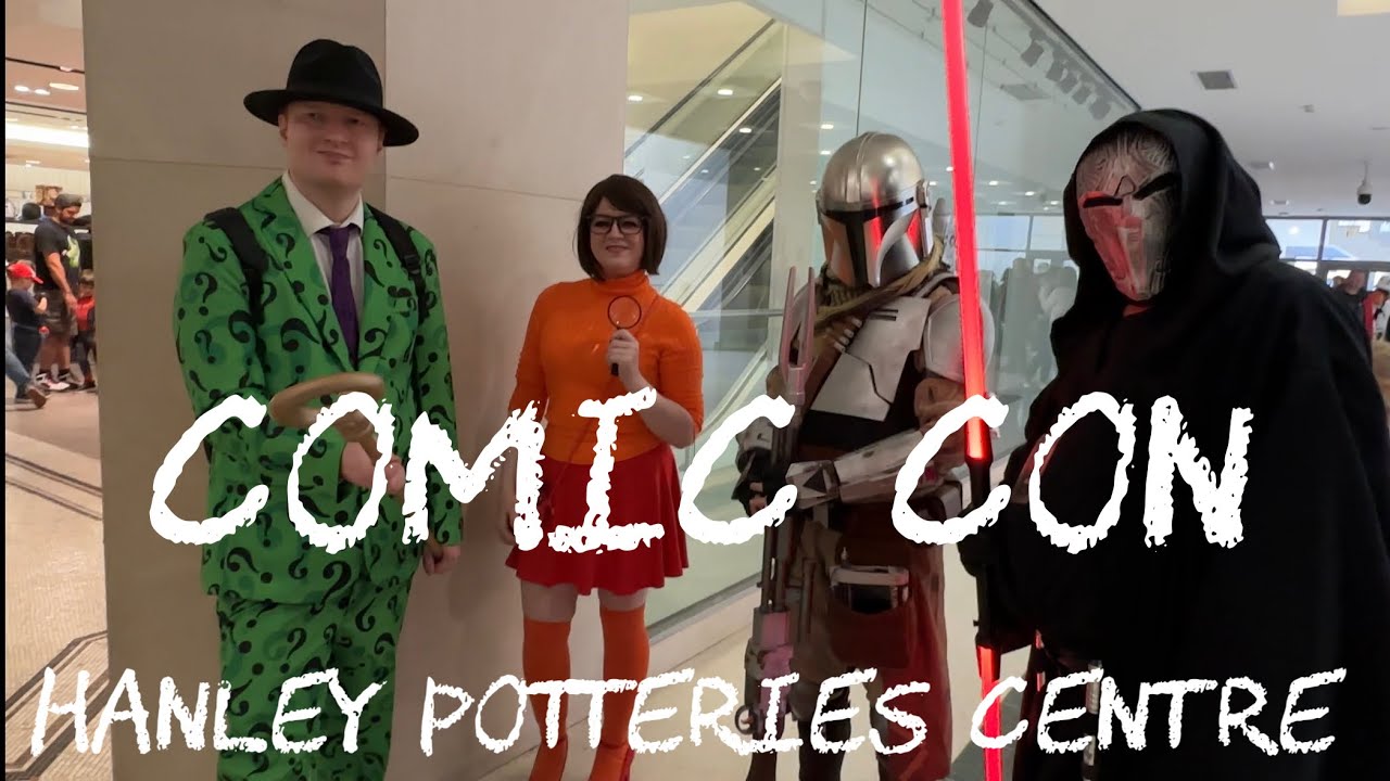 Comic con Potteries Centre Hanley Sat 15 July 2023 - YouTube