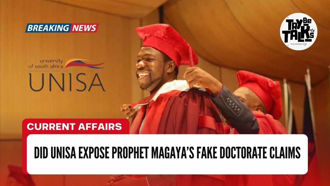 UNISA refutes Prophet Magaya's claims of holding a Doctorate with the ...